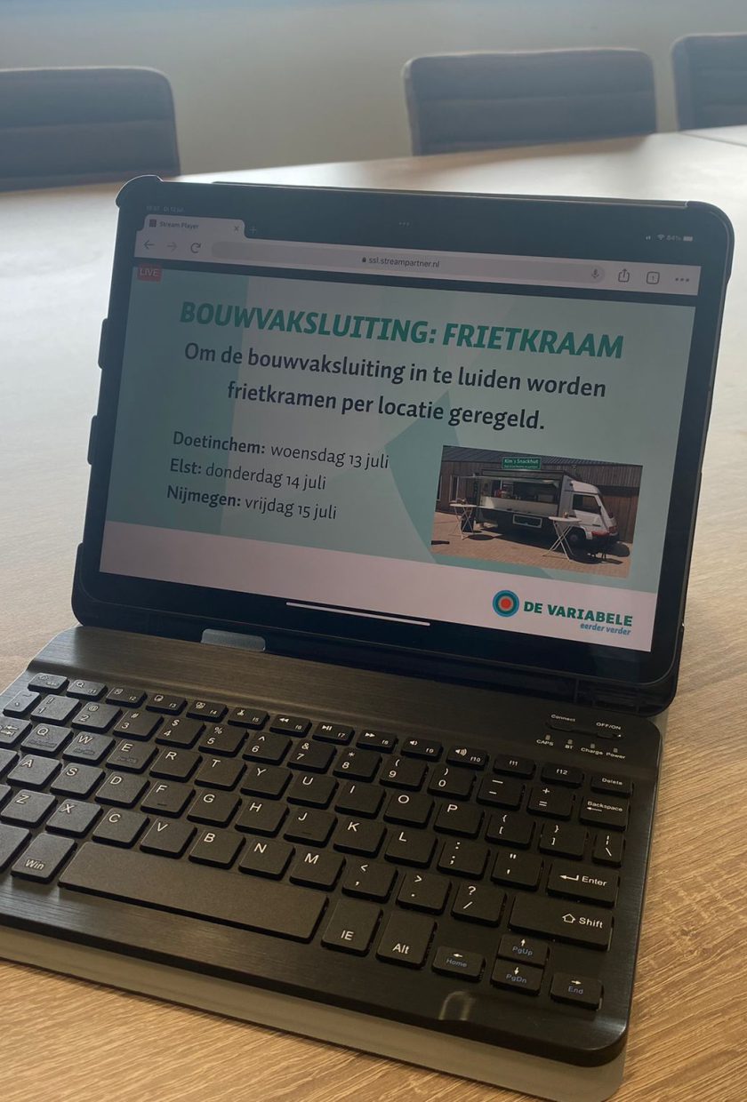 Case De Variabele - Digital Signage System // by GoBright