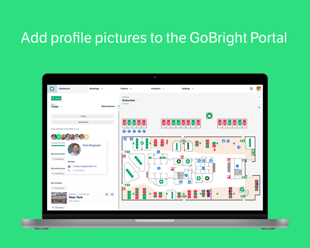 Profile pictures for users in the Portal - GoBright