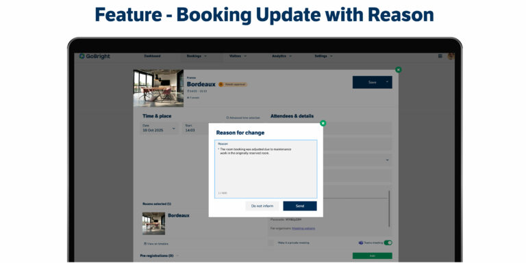 New Features: Improved Notifications for Bookings - GoBright