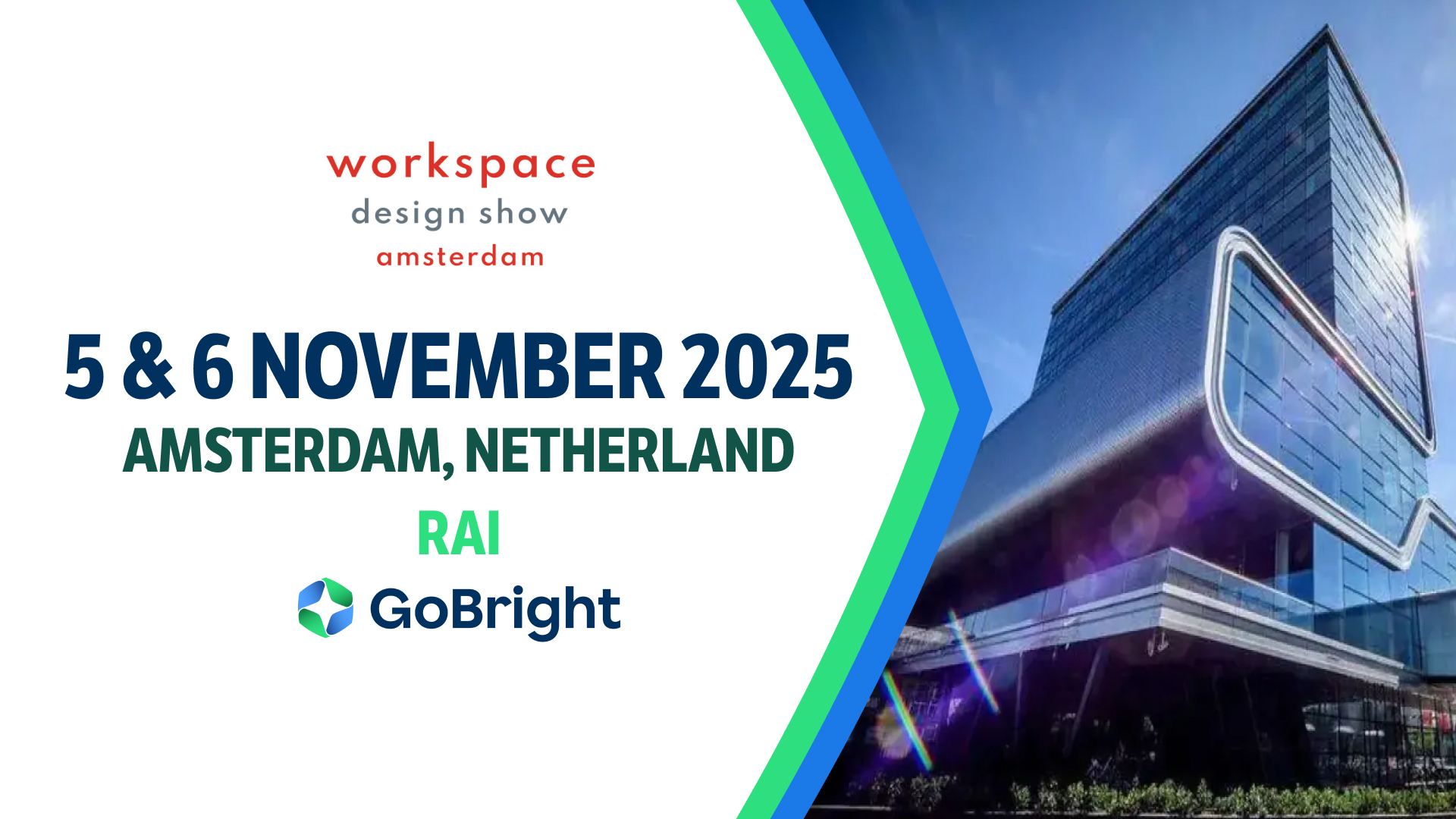 GoBright at Workspace Design Show 2025 RAI Amsterdam